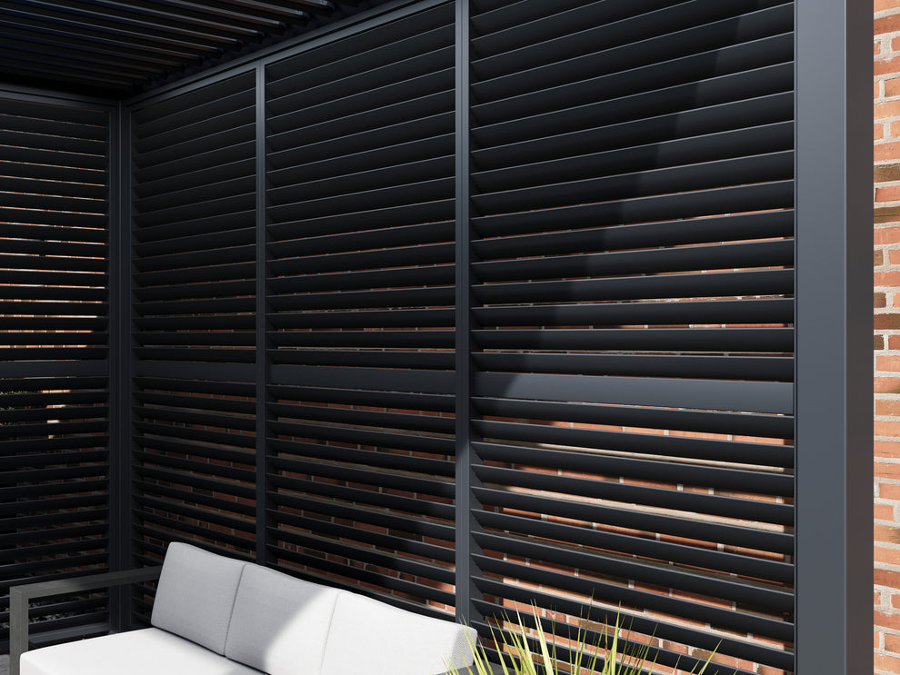 Single Adjustable Shutter Panel for Louvered Pergola