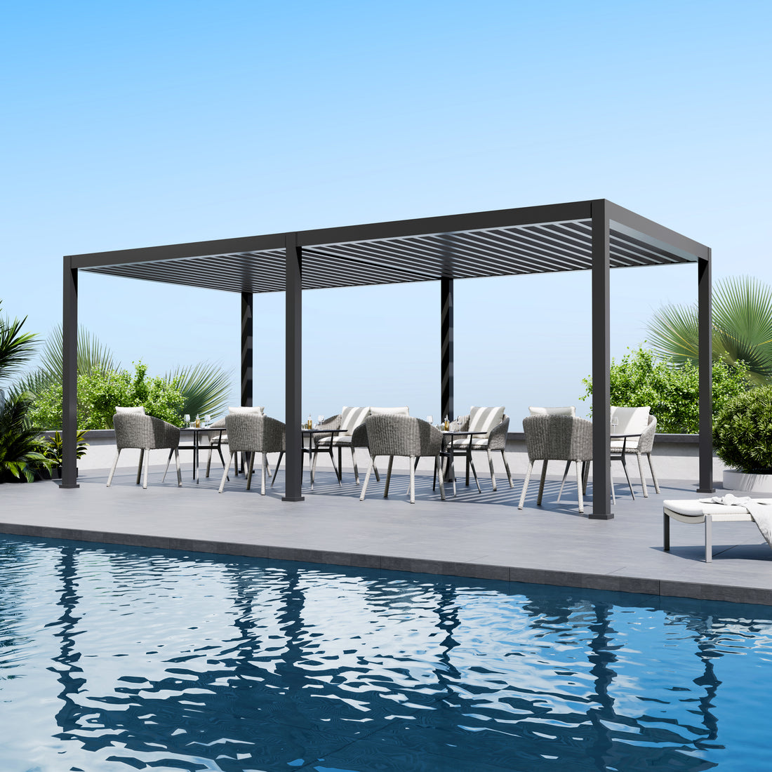 Louvered Pergolas | Outdoor Shade Structures | Paragon Outdoor