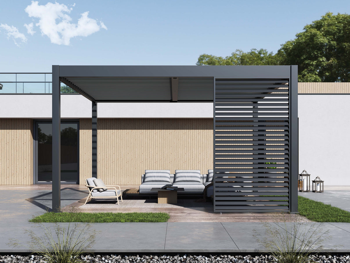 Horizontal Fixed Deco Panel | Pergola Shade Panels