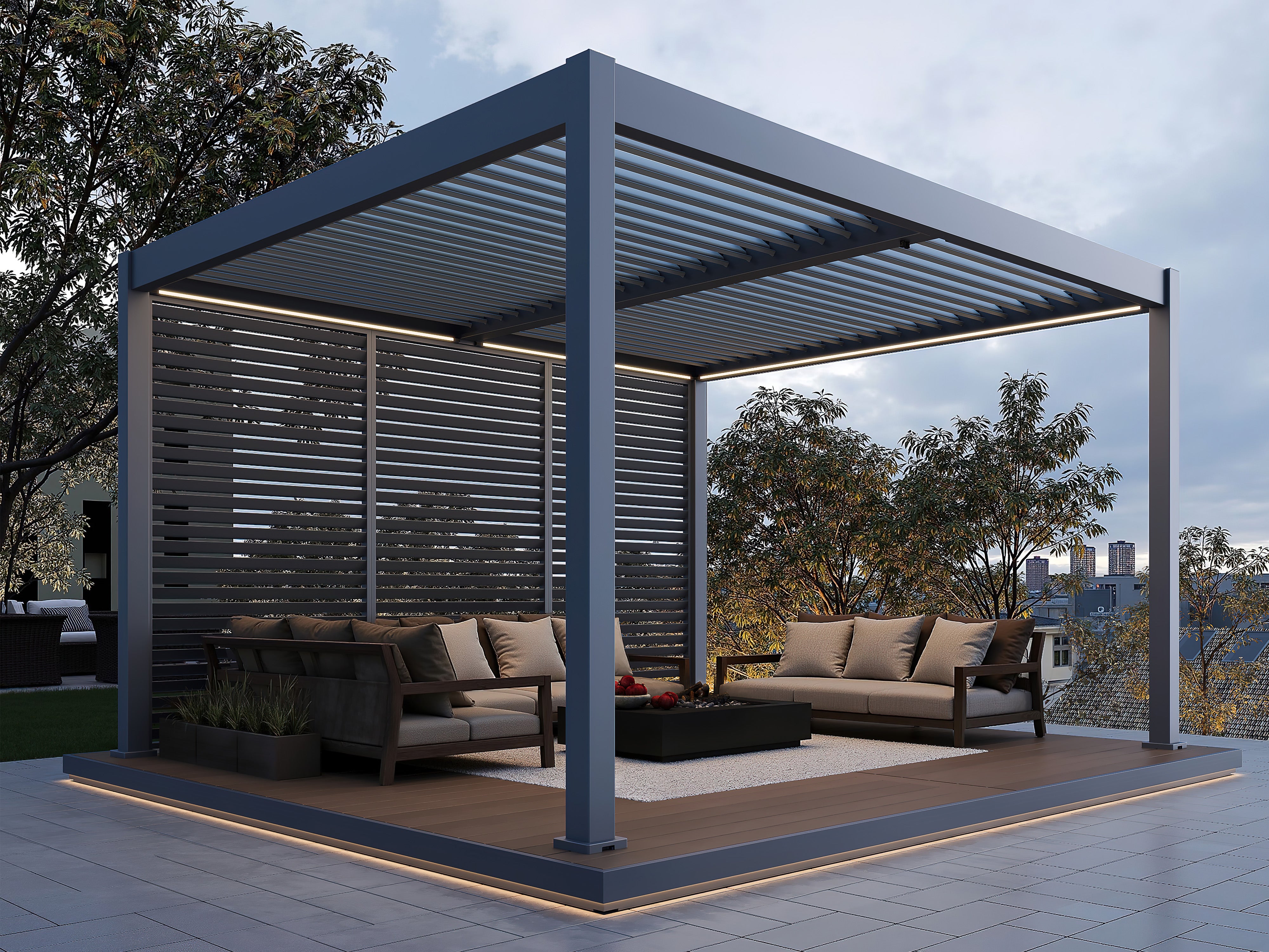 Stage for Louvered Pergola | Pergola Platform | Paragon