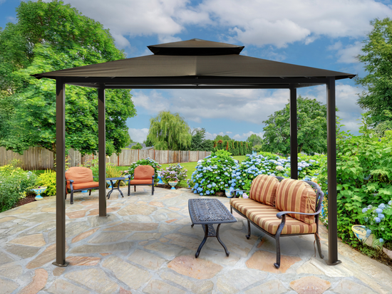 Kingsbury | Fabric Canopy Soft Top Gazebo | Paragon Outdoor