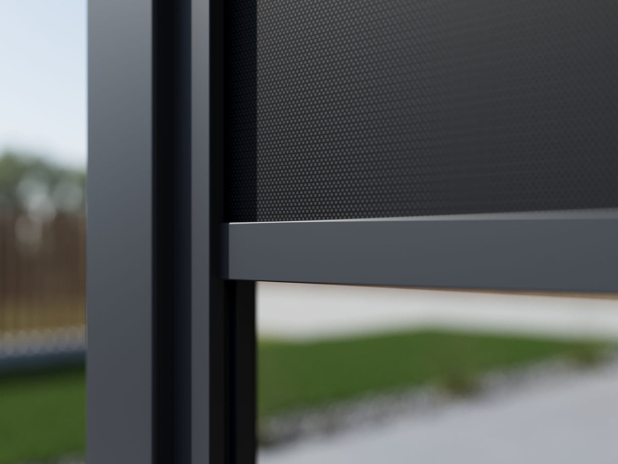 Wind Screen for Louvered Pergola | Paragon Outdoor