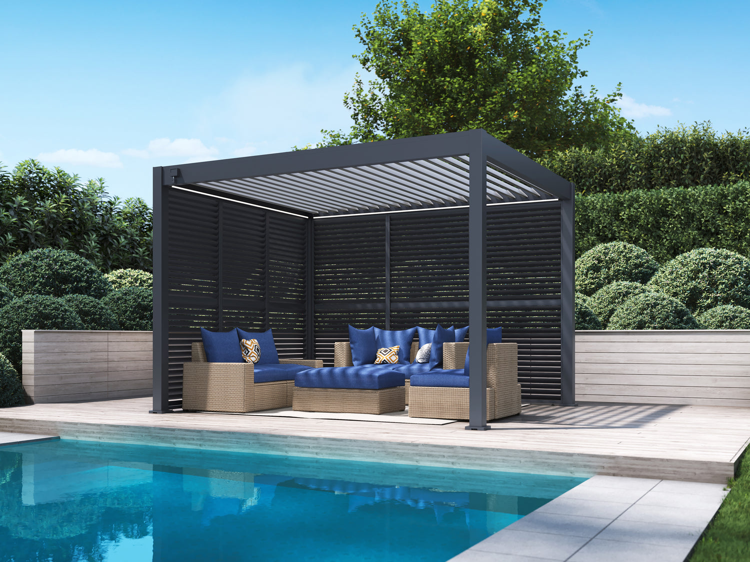 Louvered Pergolas | Outdoor Shade Structures | Paragon Outdoor